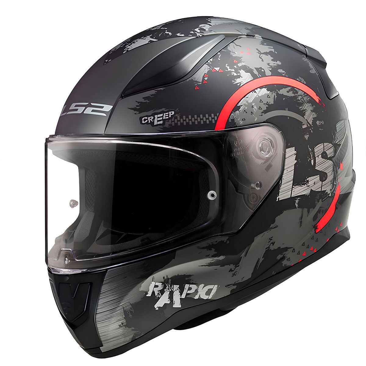 LS2 Rapid 2 Circle Kapalı Kask (Mat Siyah-Kırmızı) Modeli ve Fiyatı ...