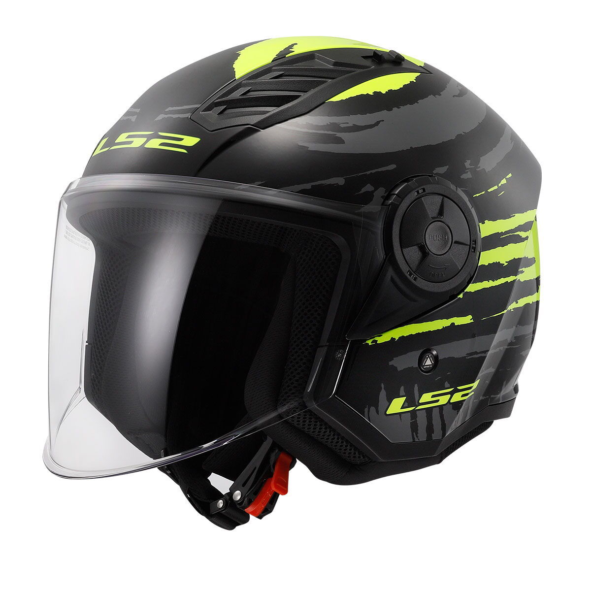 LS2 Airflow 2 Brush Açık Kask (Siyah-Neon Sarı) Modeli ve Fiyatı ...